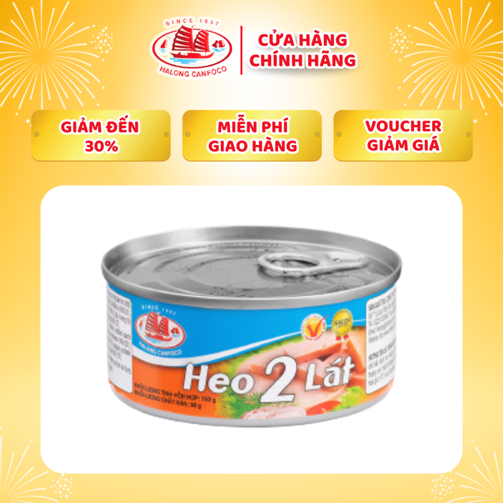 Heo 2 Lát 150g - Đồ Hộp Hạ Long | Shopee Việt Nam