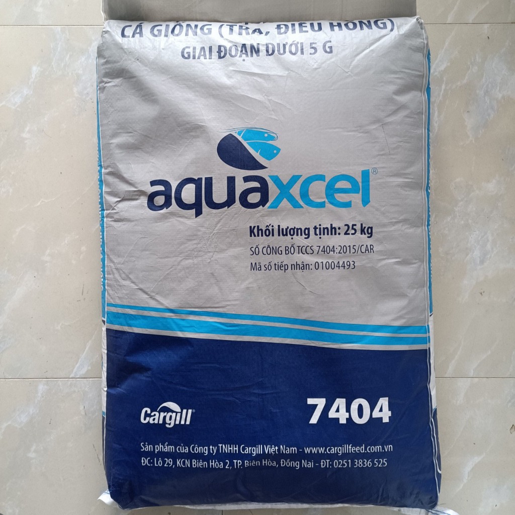 Cám cá Cargill 7404 - Thức ăn thủy sản dành cho cá giống, hàm lượng đạm ...