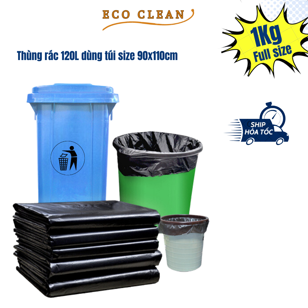 Thùng rác y tế, thùng rác công cộng có bánh xe loại 120L (4 màu xanh ...