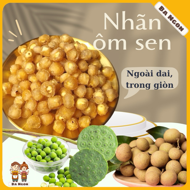 Nhãn ôm sen - long nhãn bọc hạt sen - Long nhãn hàng VN- món ngon ngày ...
