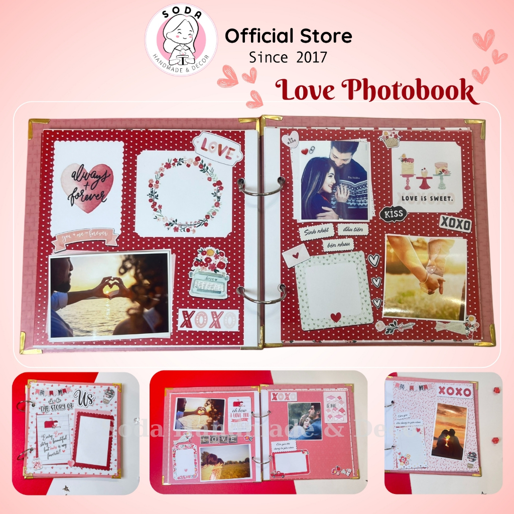Love Photobook - Album ảnh Handmade tình yêu cho cắp đôi Valentine ...