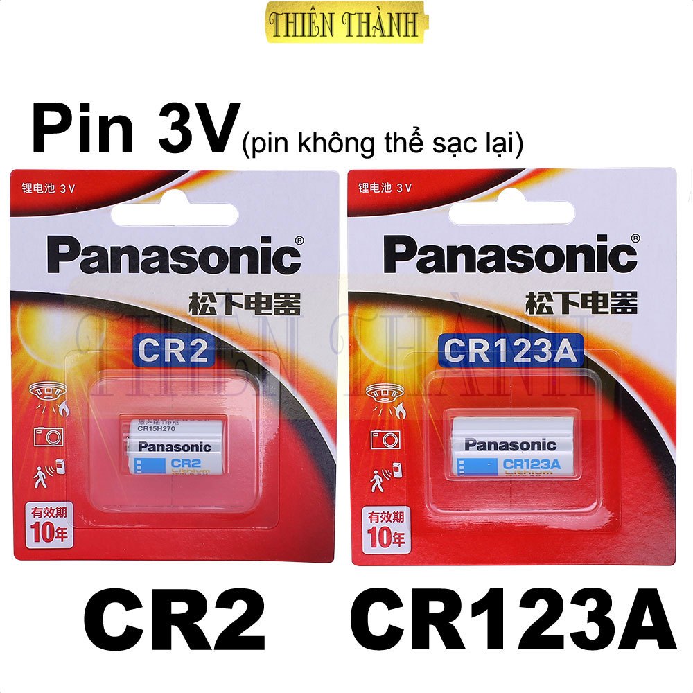 Pin CR2/CR123A Panasonic,pin Lithium 3V,CR-2CH/1B,CR-123ACH/1B,Hàng ...