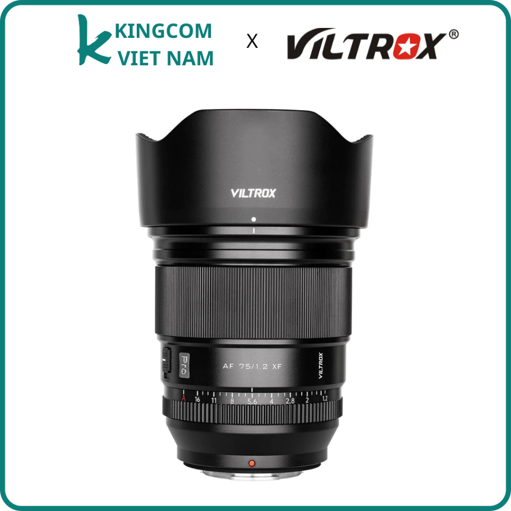 Ống Kính VILTROX PRO 75mm F1.2 XF APS-C Auto Focus Large Aperture Prime Lens Cho Máy Ảnh ...