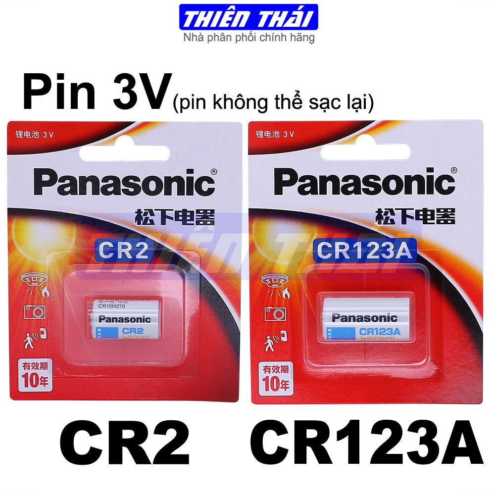 Pin CR2/CR123A Panasonic,pin Lithium 3V,CR-2CH/1B,CR-123ACH/1B,Hàng ...