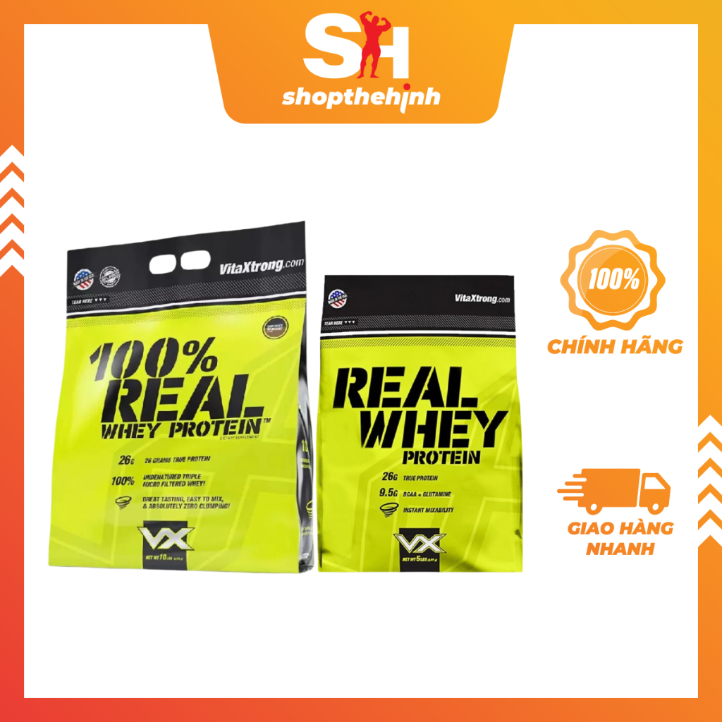 VX Real Whey - Sữa Tăng Cơ, Phát Triển Cơ, Bổ Sung Protein | Shopee ...