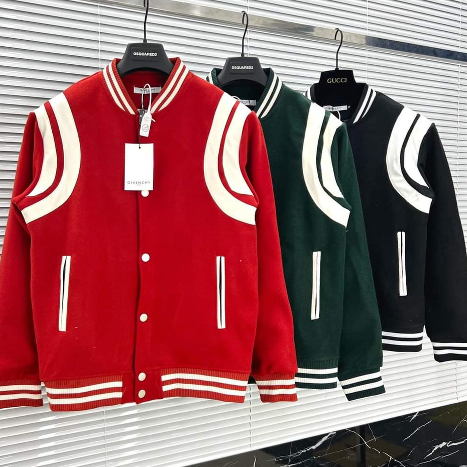 Áo Khoác varsity Xanh áo bomber Teddy SLP nam nữ - Áo bomber Sơn Tùng ...