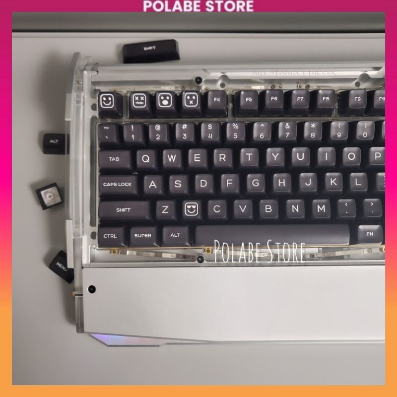 Keycap SA WoB White on Black QXA profile PBT 2shot bàn phím cơ Polabe ...