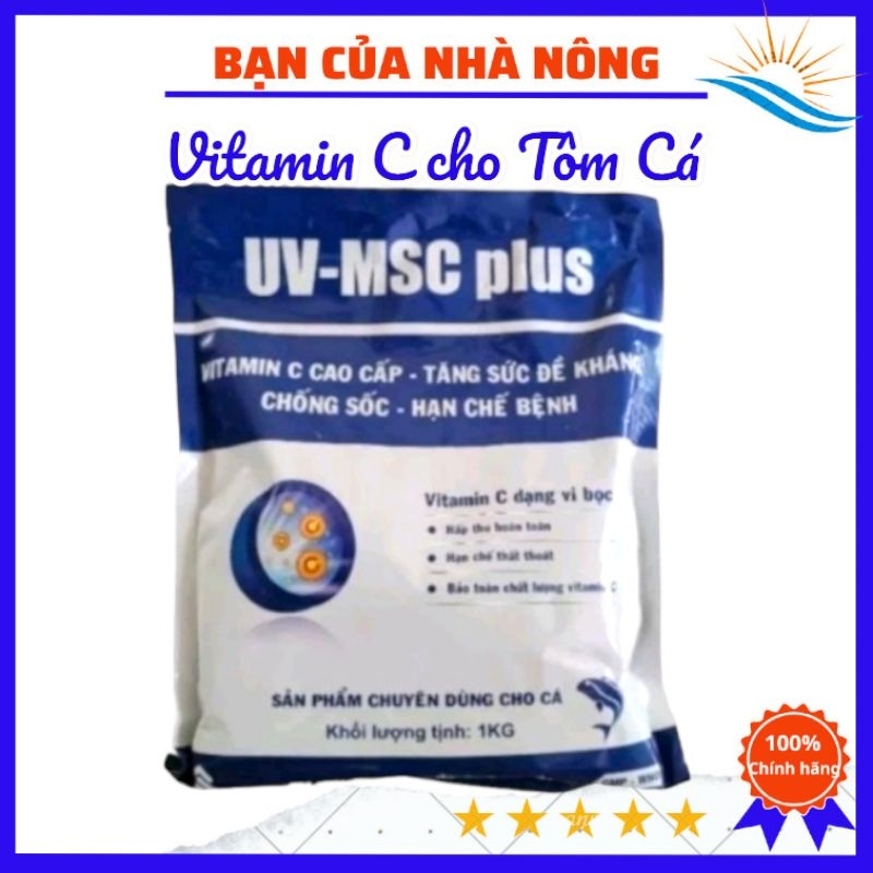 [Thủy Sản] UV MSC PLUS (1KG): VITAMIN C CHO TÔM, CÁ | Shopee Việt Nam