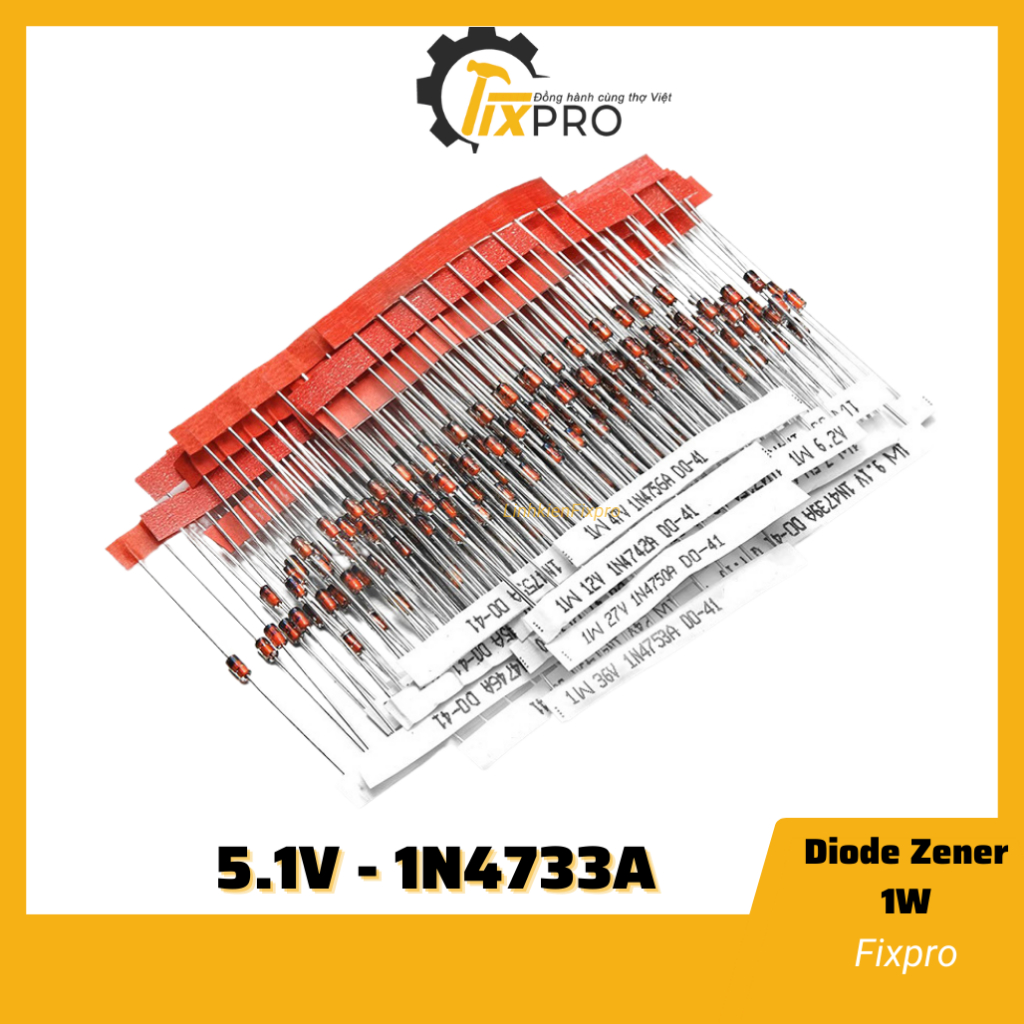 Diode zener 1W 5.1V 1N4733A chất lượng tốt (Túi 10 con) | Shopee Việt Nam