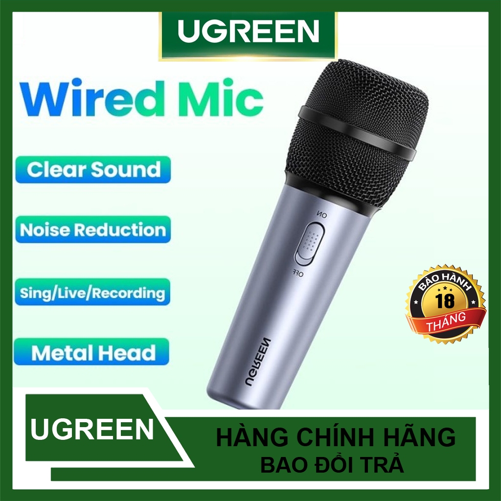 Microphone dùng karaoke livestream Ugreen 10931 CM427 thu âm sever hội ...