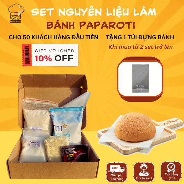 Set làm bánh paparoti nguyên liệu làm bánh paparoti vỏ giòn thơm ngon ...