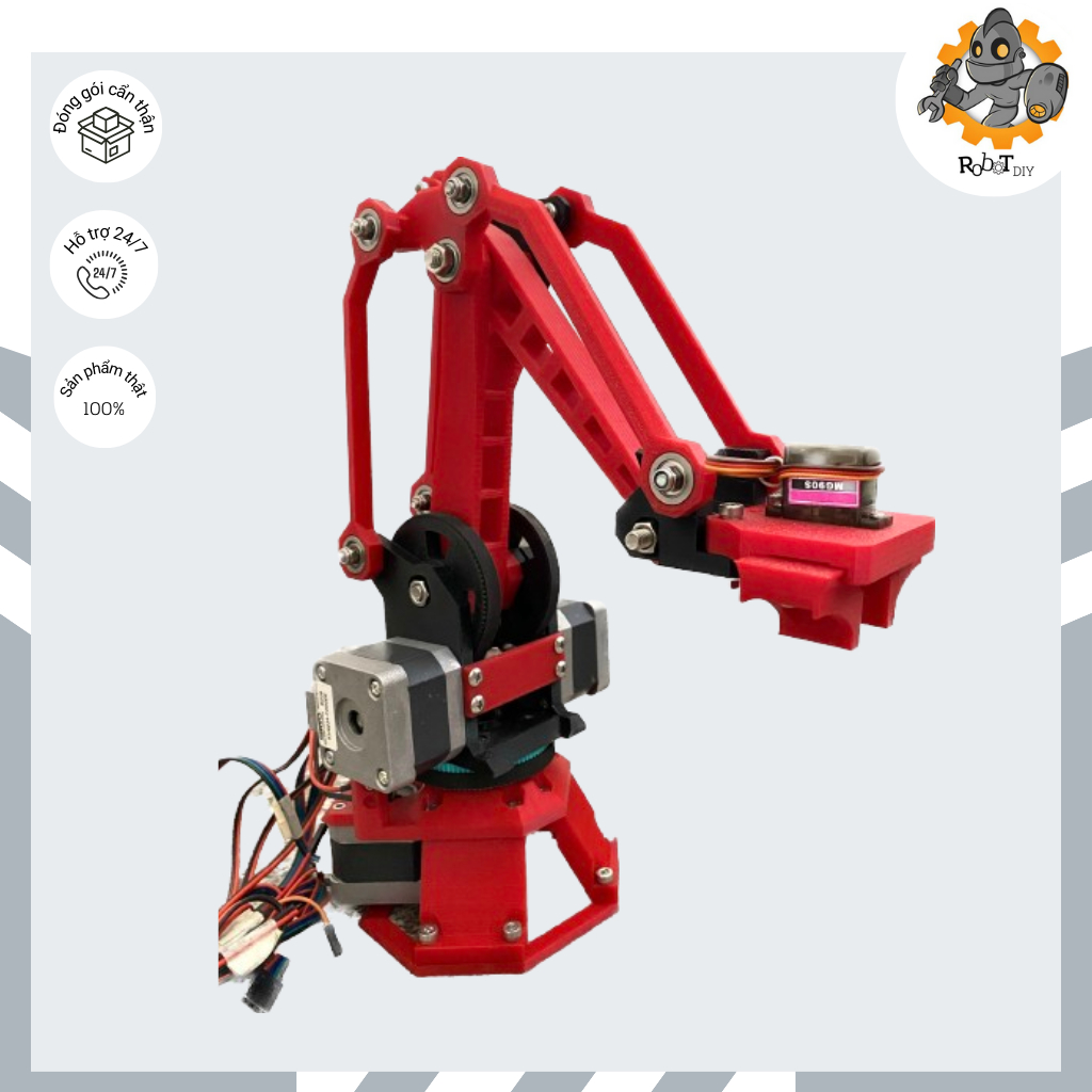 Cánh tay Robot 4 Bậc tự do in 3D nhựa PETG bền bỉ | Shopee Việt Nam
