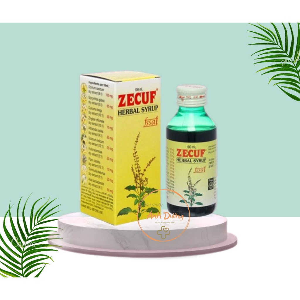 [Chính hãng] Siro Zecuf Herbal Syrup (100ml) - Hỗ trợ giúp bổ phế, giảm ...