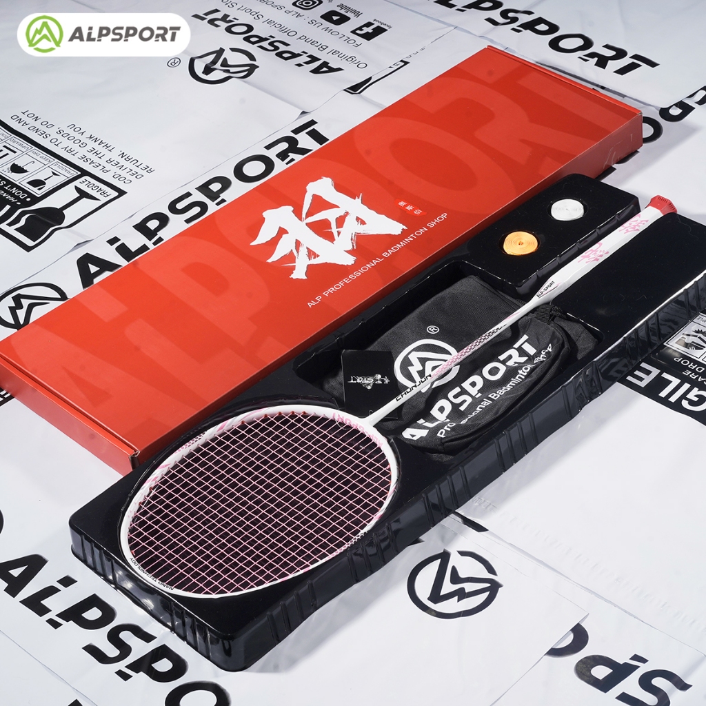 ALP DF 8U Căng Max 30LBS 13KG Vợt Cầu Lông Hồng Original 100% Full ...