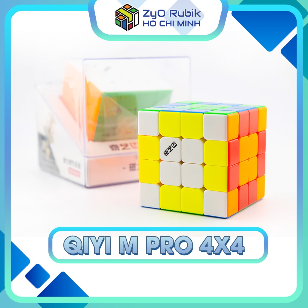 Rubik 4x4 Qiyi M Pro Magnetic 2024 Phiên Bản Quốc Tế/ Nội Địa- Rubic 4 Tầng Có Nam Châm- Zyo ...