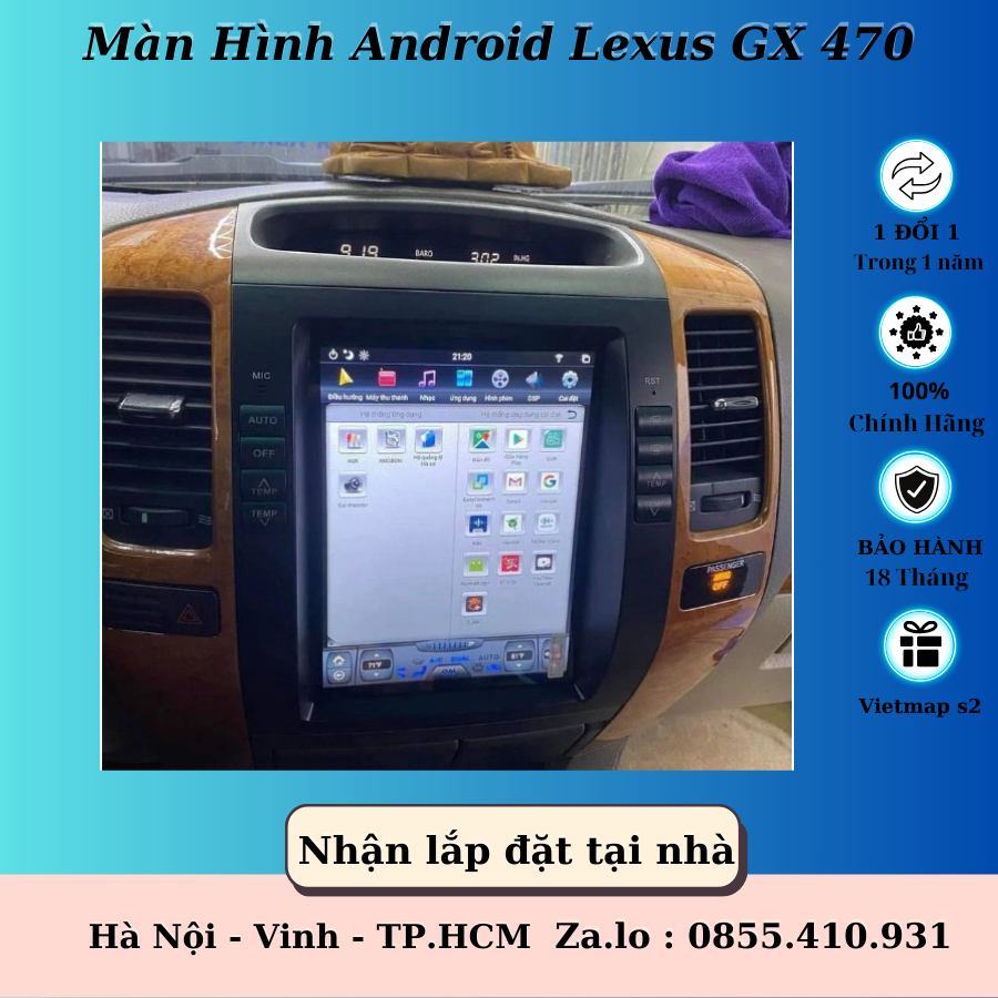 Màn Hình Android Lexus GX470 RAM 4GB ROM 64GB 24 THÁNG | Shopee Việt Nam