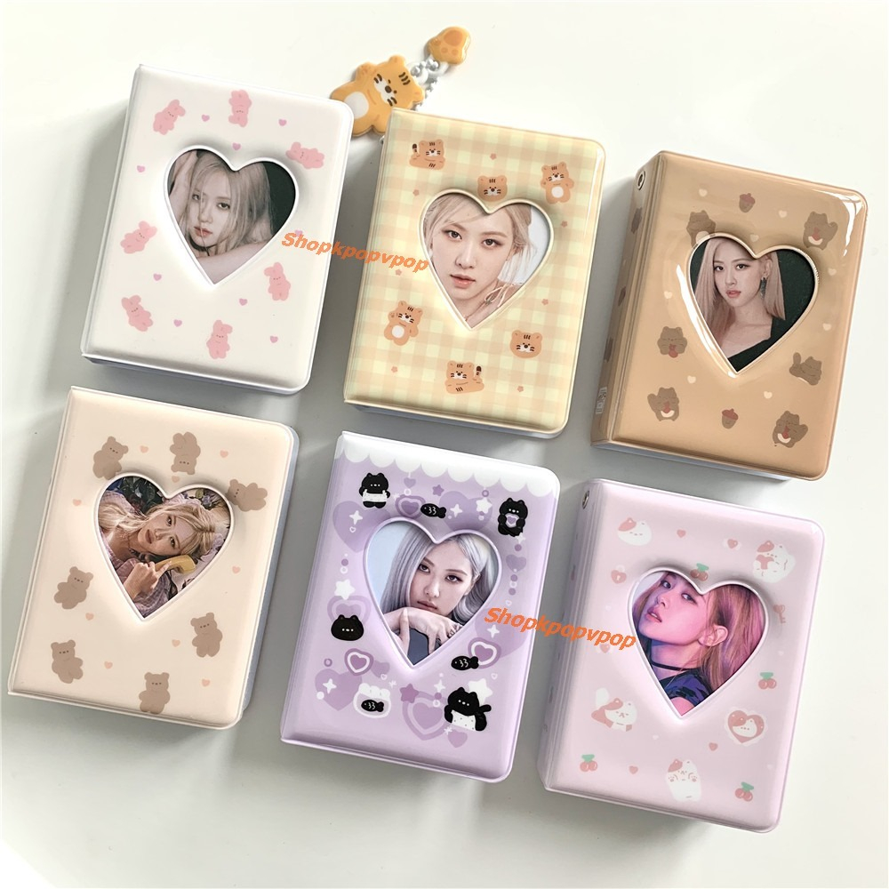 (30 Mẫu 2024) Collect Book sổ đựng card 6.5x9cm - Album ảnh trái tim ...