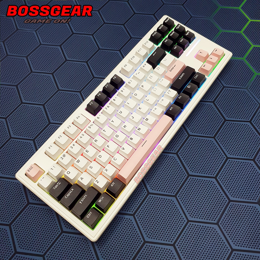 Bàn phím cơ Xinmeng M87 Lite, Không dây 3 modes, LED RGB, Mạch Xuôi, Hotswap 5 chân, Full Mod ...