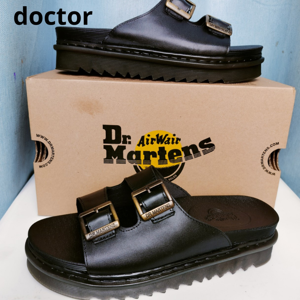 Dép doctor cao cấp, đế doctor cao 5 cm da bò 100%đế size 37-44 bảo hành ...