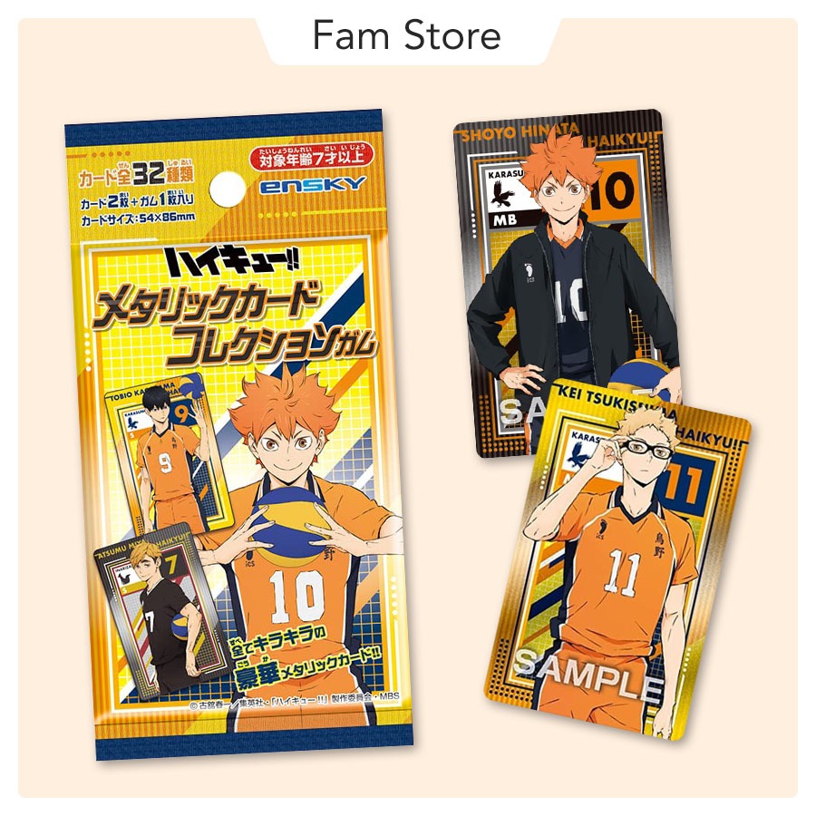 Pack thẻ Haikyu!! Metallic Card Collection | Shopee Việt Nam