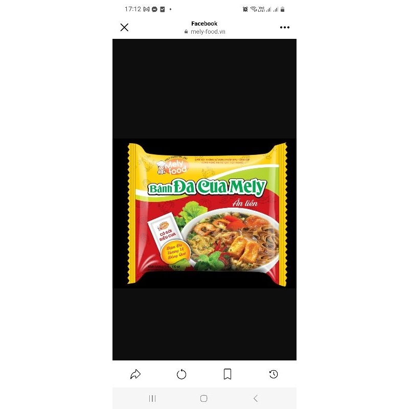 Bánh đa riêu cua sợi đỏ (Có gói cua, đậu, rau thật) | Shopee Việt Nam