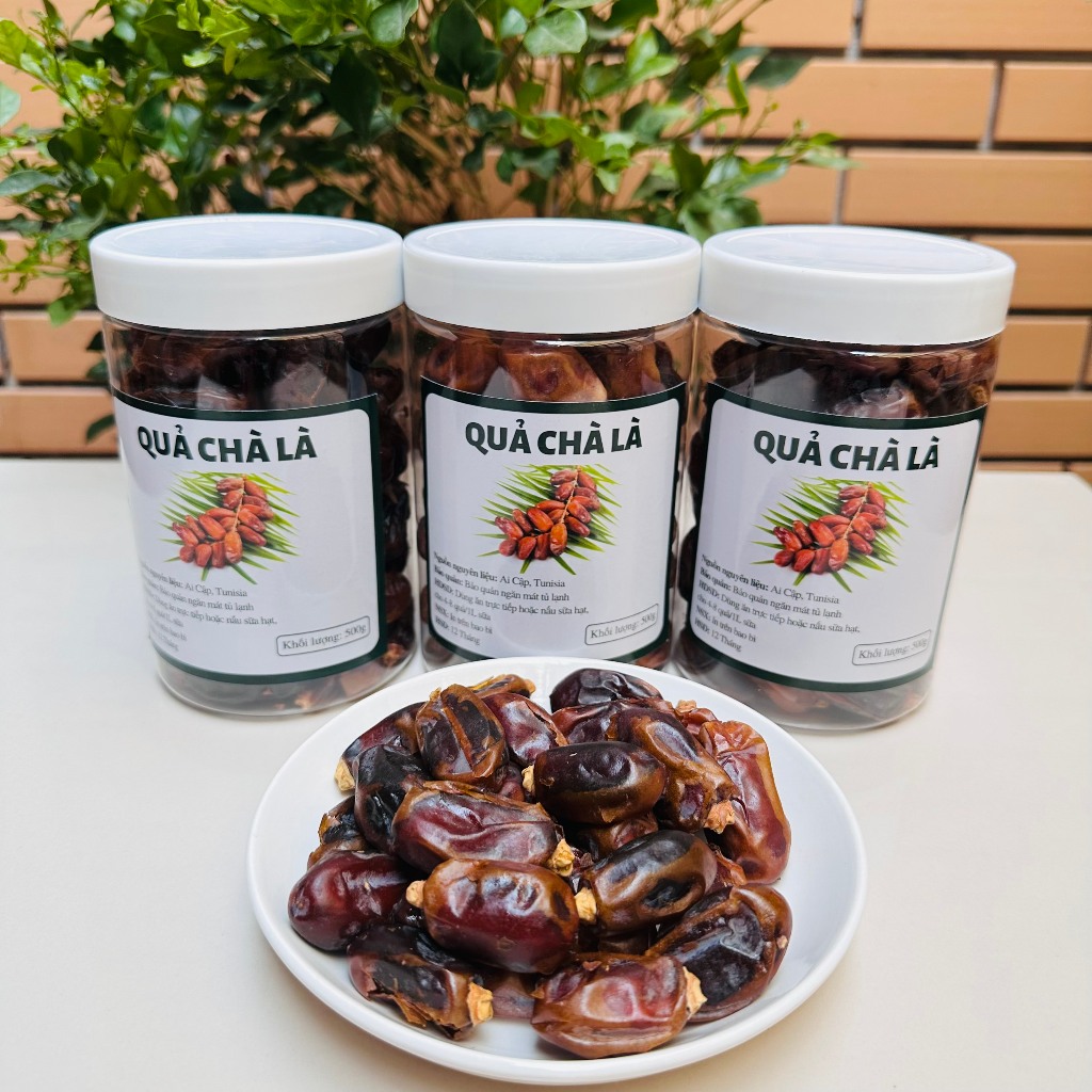 Chà là sấy dẻo không đường Dubai tạo ngọt cho sữa hạt, ăn vặt mẹ bầu ăn ...