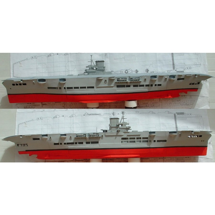 Mô Hình Giấy Tàu Sân Bay Hải quân Hoàng Gia Anh HMS ARK ROYAL | Shopee ...