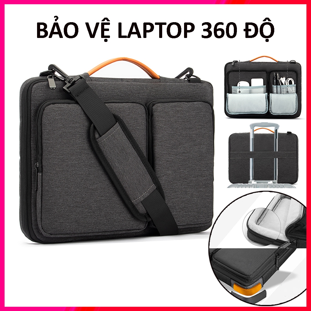 Túi Chống Sốc Laptop Bảo Vệ 360 Độ, Túi Đựng Laptop 15.6 inch Đeo Chéo ...