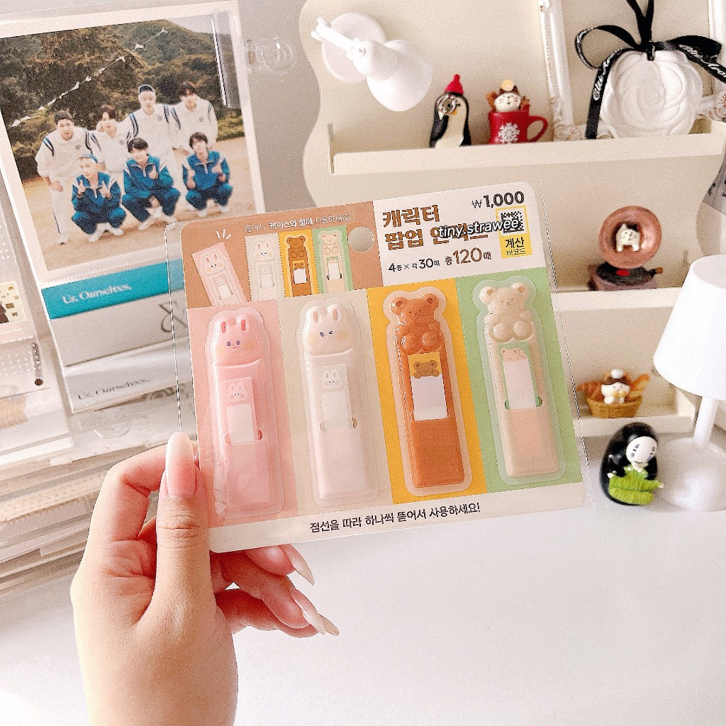 Bookmark đánh dấu trang Daiso Hàn | Tiny Strawee | Shopee Việt Nam