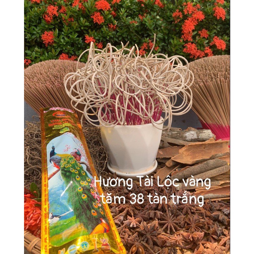 10 thẻ Nhang tài lộc cuộn tàn trắng, tàn hồng (combo 10 thẻ nhỏ) Nhang ...