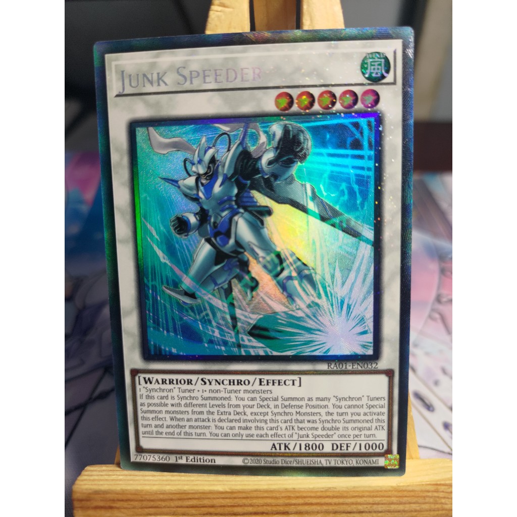 [KW2 Yugioh] [EN-UK] Thẻ bài Junk Speeder - RA01-EN032 - Prismatic Collector's Rare | Shopee ...