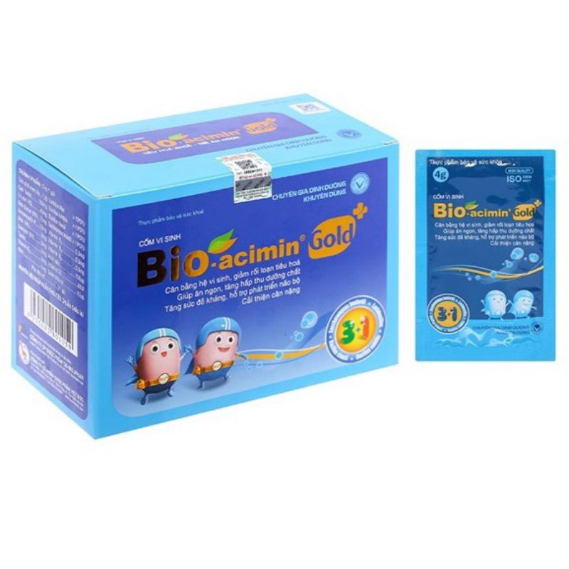 Cốm vi sinh Bioacimin Gold QD-Meliphar cân bằng hệ vi sinh đường ruột ...