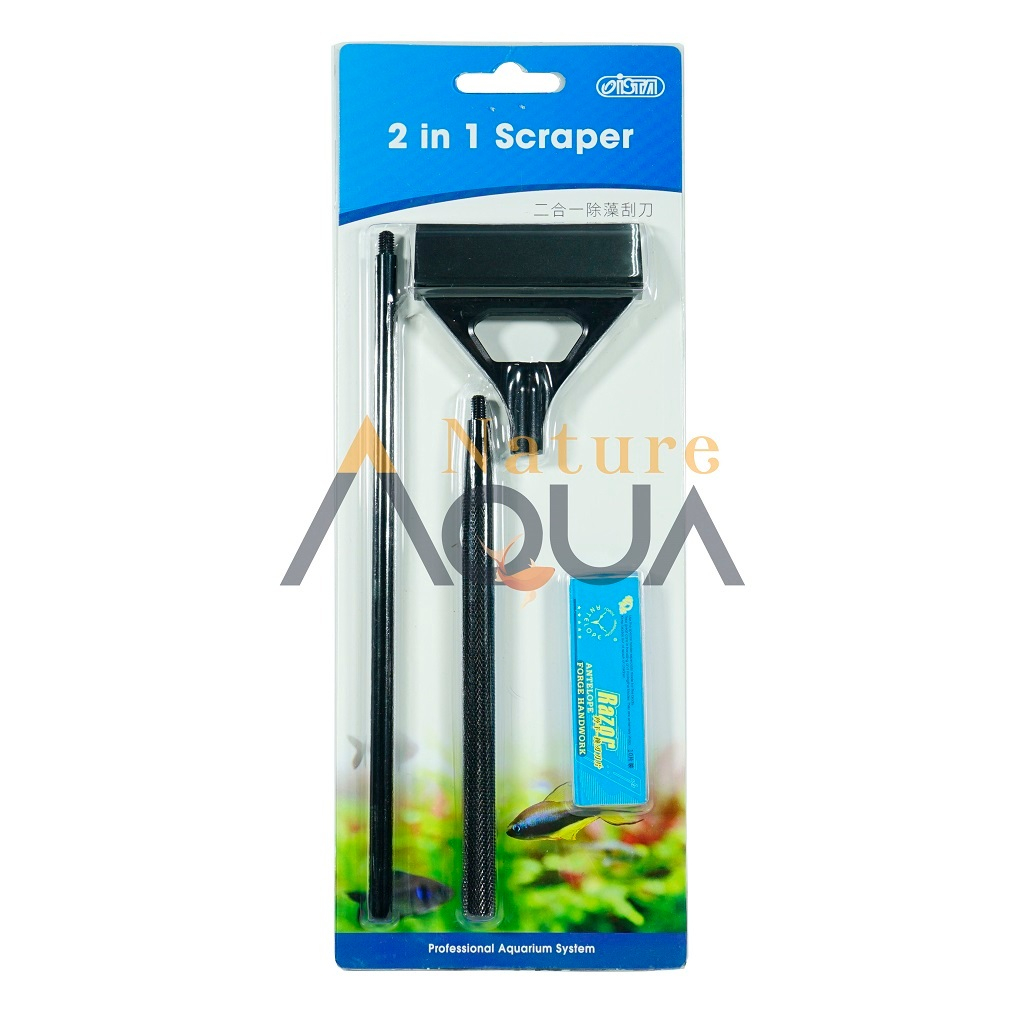 Dụng cụ cạo rêu hồ cá thủy sinh Ista Scraper 2in1 | Shopee Việt Nam