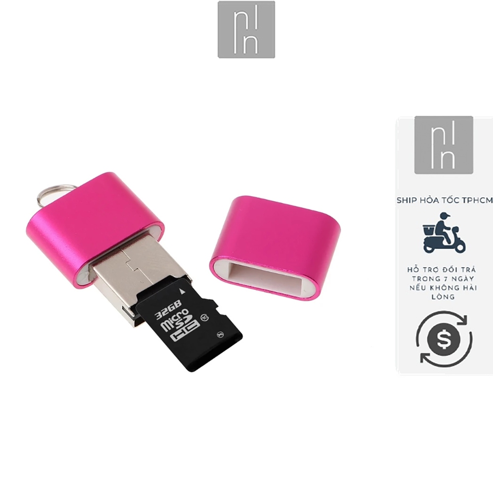 Đầu Đọc Thẻ Nhớ Microsd TF T-Flash Reader Mini Siyoteam SY-T18 Vỏ Hợp ...