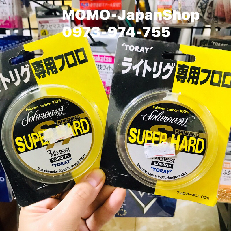 Cước thẻo TORAY SOLAROAM 100m SUPER HARD Fluorocarbon 100% số 0.8 | Shopee Việt Nam