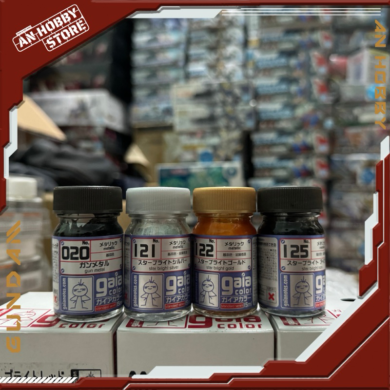 [SALE THÁNG 1] SƠN MÔ HÌNH CAO CẤP GAIA NOTES MÀU KIM LOẠI 121 - 125 ...