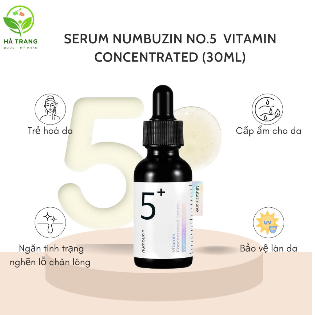 Serum Dưỡng Trắng Da Mờ Thâm Nám NUMBUZIN No.5 Vitamin Concentrated ...