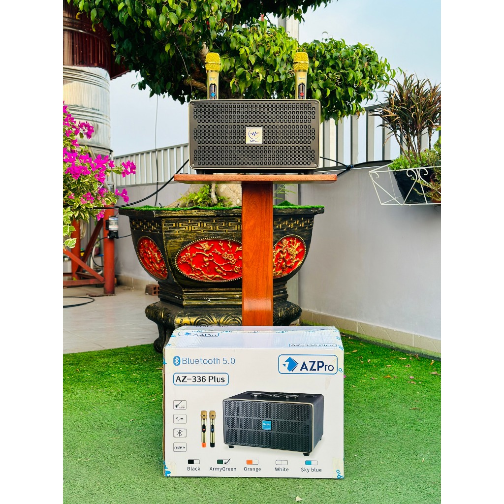 Hàng Đổi Mẫu Mới 2024-LOA KÉO karaoke AZPRO AZ- 336 Plus chất lượng ...