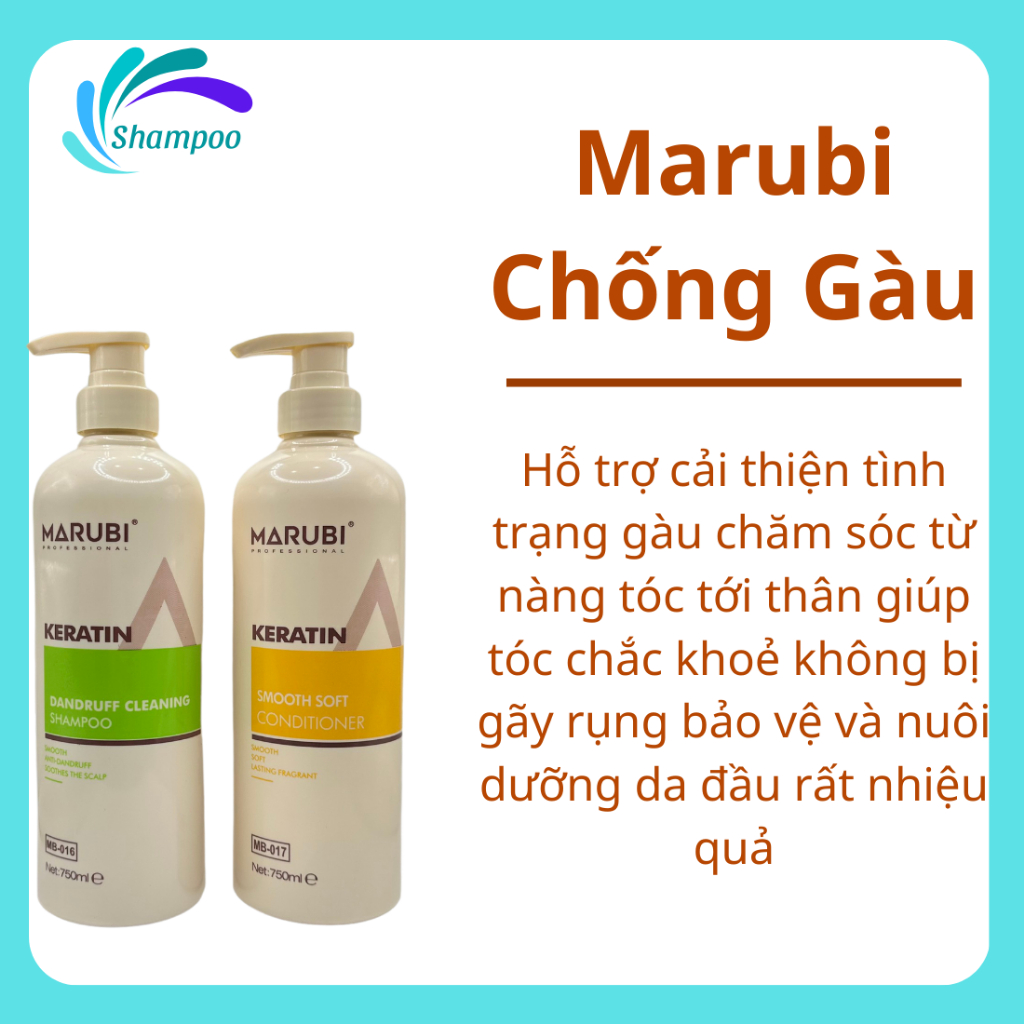 Dầu gội MARUBI 750ml chống gàu mềm mượt thơm mát Chính Hãng | Shopee Việt Nam