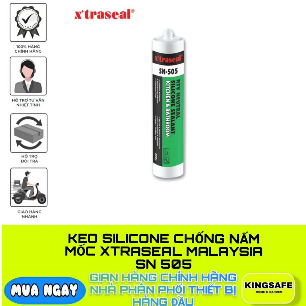 KEO SILICONE CHỐNG NẤM MỐC NHÀ TẮM, NHÀ VỆ SINH , PHÒNG SẠCH XTRASEAL ...