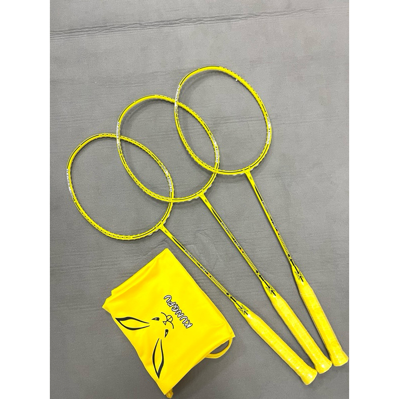 Vợt Pobu Kungfu rabit căng sẵn 11kg max 14,5 kg mua kèm cuốn cán túi ...