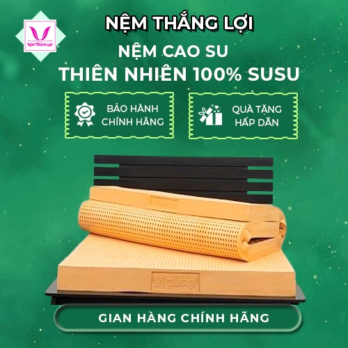 Nệm Cao Su Thiên Nhiên 100% SuSu Original -Độ Đàn Hồi Và Độ Êm Tuyệt ...