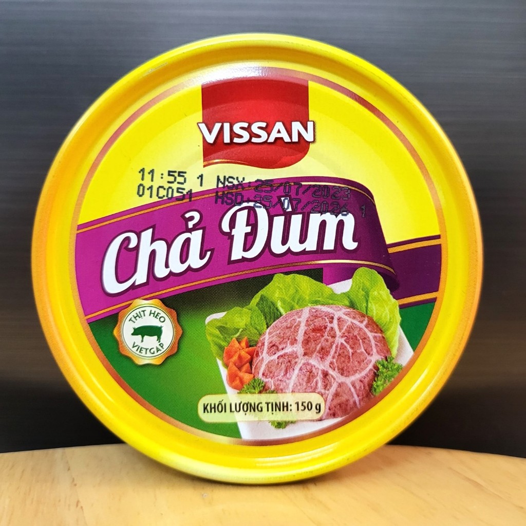 VISSAN - hộp 150g - CHẢ ĐÙM / Steamed Ground Beef Patty | Shopee Việt Nam