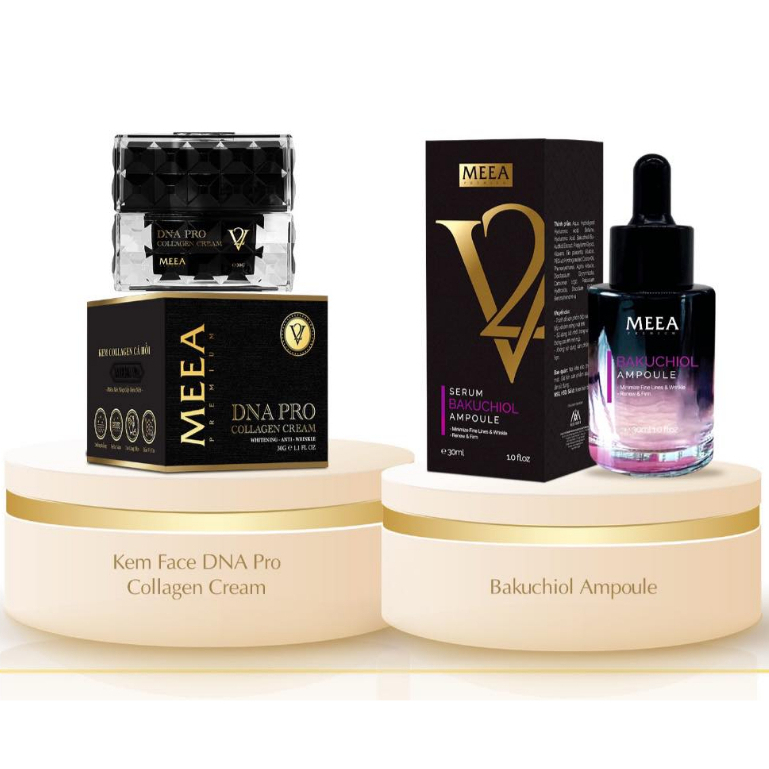 [FULL SZIE] Combo Kem Face Cá Hồi Meea V2 + Serum Tinh Chất Bakuchiol ...