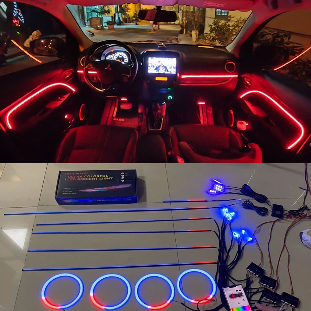 Led Nội Thất V4 22 chi tiết đa sắc app tiếng việt 18 thanh led nội thất ...
