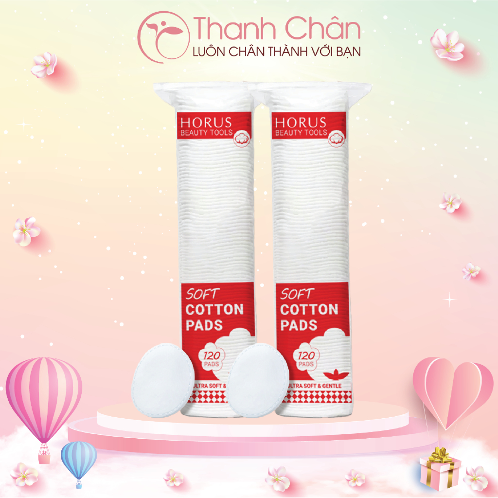 Bông tẩy trang HORUS Soft Cotton Pads | Shopee Việt Nam