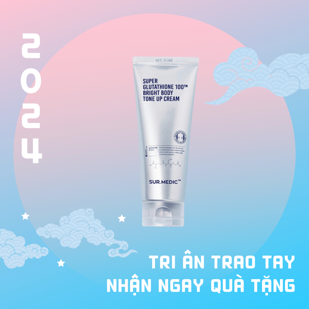 Kem Dưỡng Trắng Da Toàn Thân Sur.medic Super Glutathione Bright Body ...