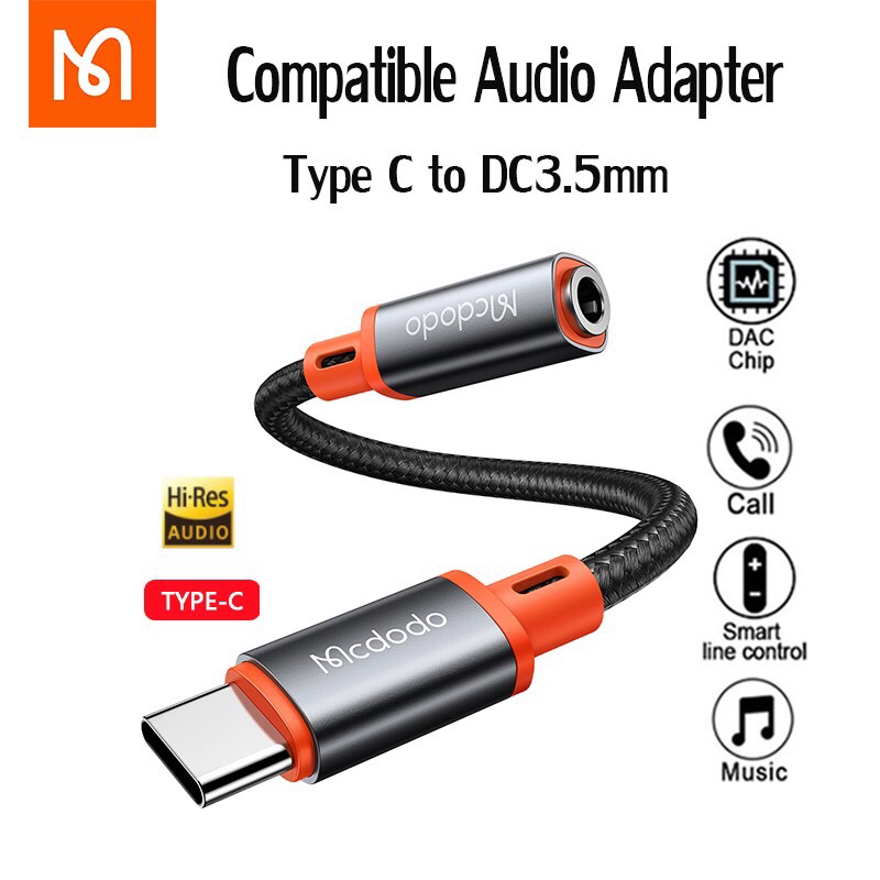 Cáp âm thanh tai nghe Mcdodo Type-C Sang 3.5mm Adapter CA-756 | Shopee Việt Nam