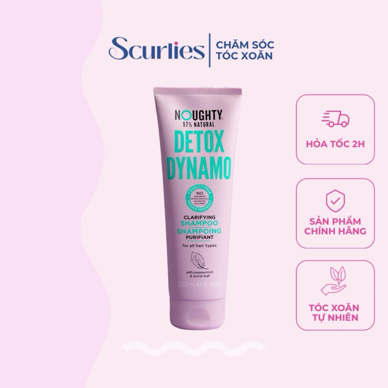 Dầu Gội Clarifying Làm Sạch Sâu DETOX DYNAMO SHAMPOO NOUGHTY 97% Tự ...