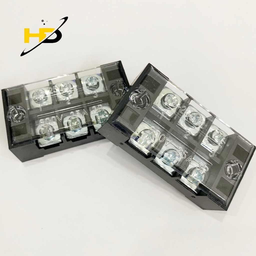 Cầu Đấu Nối Dây Điện 3 Pha 25A-Domino Đấu Dây Điện TB-2503L | Shopee Việt Nam